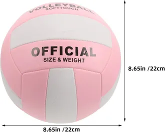 Yarnow Aufblasbarer Soft Volleyball Hallenball Maschinengen&auml;ht Standardgr&ouml;&szlig;e 5 Weich und Langlebig Indoor Trainingsball f&uuml;r Wettkampf und Volleyballtraining