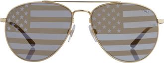 Ralph Lauren Pilotensonnebrille - - Accessories - Herren - Gelb - ONE SIZE