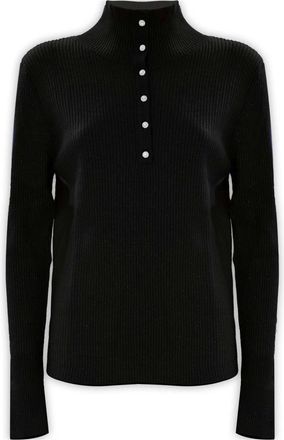 Kocca Femme, Pulls, Noir, Taille: 36 FR Pull Col Roul&eacute; Slim Fit