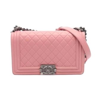 Chanel Pre-owned Boy Chanel A67086 Shoulder Bag - Femme - Pre-owned - Rose - Taille: ONE Size
