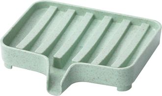 Generic Seifenschale Mit Abfluss - Badezimmer-Seifenhalter, Mehrzweck-Seifenbox Mit Abtropffunktion, Umweltfreundlicher Weizenstroh | Platzsparender Seifenhal