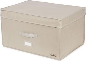 Compactor RAN7117 platzsparende Vakuum-Aufbewahrungsbox, Gr&ouml;&szlig;e L, 150 l, Beige