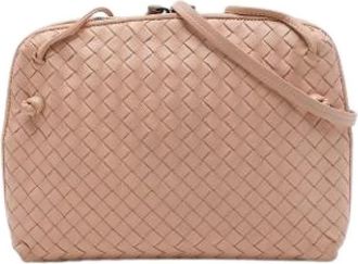 Bottega Veneta Sac bandouli&egrave;re Nodini Pre-owned - Femme - Pre-owned - Rose - Taille: ONE Size