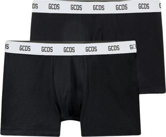 GCDS Essentials Boxer 2er-Pack - - Underwear - Herren - Schwarzk - S