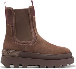 D.Franklin Bottes Femme Mi-Hautes All Track Chelsea Marron - Bottes pour Femme - Mode décontractée - Taille (40) - Modèle all track