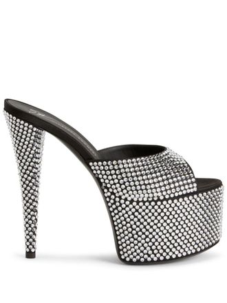 Giuseppe Zanotti sandales GZ Aida 150 mm - Noir