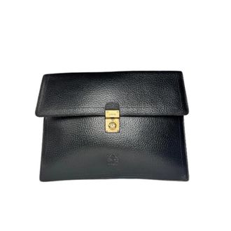 Loewe Pre-owned Leder Clutch - - Pre-owned - Damen - Schwarzk - ONE SIZE
