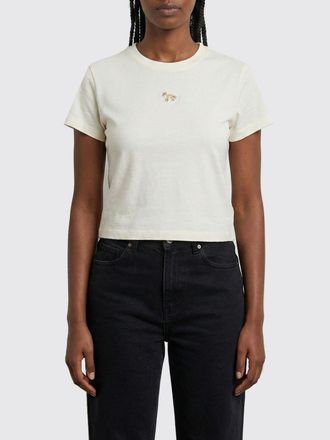 Maison Kitsun&eacute; T-Shirt MAISON KITSUN&Eacute; Damen Farbe Beige