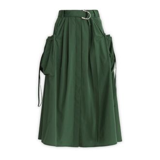 Mantù Femme, Jupes, Vert, Taille: 36 FR Midi Skirts