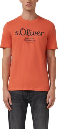 s.Oliver Baumwoll-T-Shirt mit Logo-Print