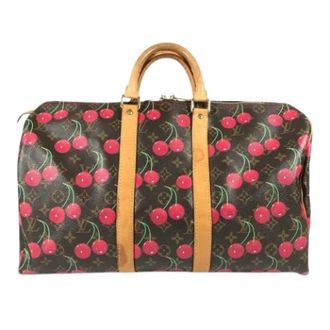 Louis Vuitton Sac &agrave; main en toile Pre-owned - Femme - Pre-owned - Rouge - Taille: ONE Size