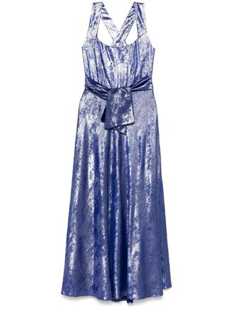 Baruni robe longue Monarda - Bleu