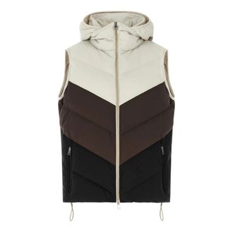 Kiton Chevron Steppweste - - Jackets - Damen - Mehrfarbig - M