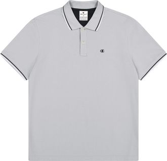 Champion Herren Legacy-Polo with Chest Logo Polohemd, Grau (Es074), XXL