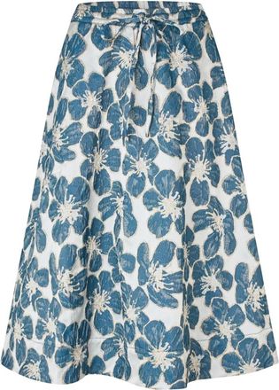 Lollys Laundry Femme, Jupes, Bleu, Taille: 38 FR Bristol Midi Skirt