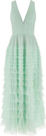 Twinset Femme, Robes, Vert, Taille: 36 FR Long Tulle Dress