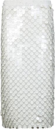 P.A.R.O.S.H. P.a.r.o.s.h., Femme, Robes, Beige, Taille: 38 FR Gonna Full Paillettes