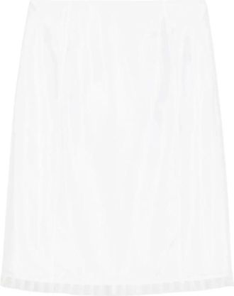 Dunst Femme, Sous-v&ecirc;tements, Blanc, Taille: 40 FR H-Line Laced Midi Skirt