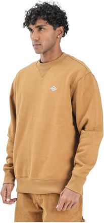 Dickies Homme, Sweatshirts et sweats &agrave; capuche, Brun, Taille: XL Summerdale Crewneck SweaT-shirt