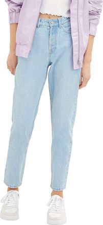Tom Tailor Damen Mom Fit Jeans 1034626, 10117 - Used Bleached Blue Denim, 27