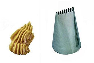 Silikomart Silikomart |BX9017, Edelstahl-Mundstück für Sac a Poche, Größe 3 X 22 h 53 mm