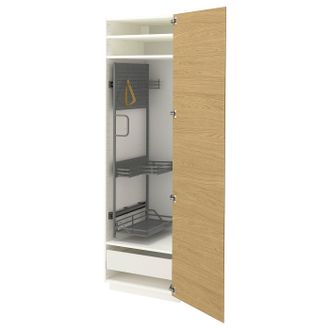 IKEA METOD / MAXIMERA Hochschrank mit Putzschrankeinr