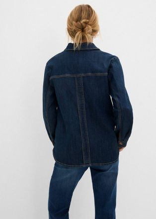 Bonprix Jeansjacke Regular Fit, Langarm, aus Baumwolle, Casual-Stil