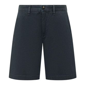 Woolrich Twill Chino Short GD - - Shorts - Herren - Blau - W31