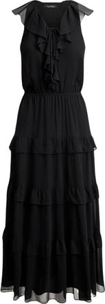 Ralph Lauren Woven Fit & Flare Dress - - Dresses - Damen - Schwarzk - 2XS