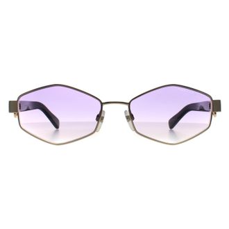 Marc Jacobs Oval Damen Gold Violett Gradient MARC 496/S