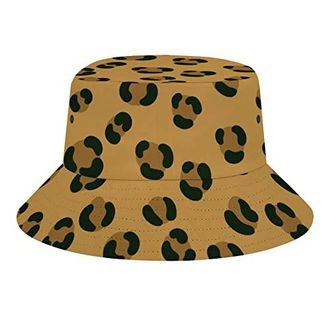 Generic Léopard-9 Chapeaux De Seau Pliable Chapeau De Pêcheur Anti-UV Visière Capeline pour Été Hommes Voyage