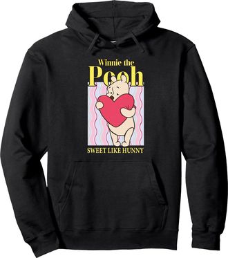 Disney Winnie The Pooh How Sweet Valentine Pullover Hoodie