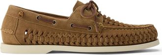 Ralph Lauren Bootsschuhe Merton aus geflochtenem Veloursleder in