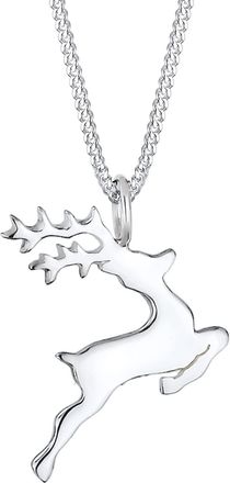 Elli Halskette Damen Hirsch Rentier Anhänger Verspielt in 925 Sterling Silber