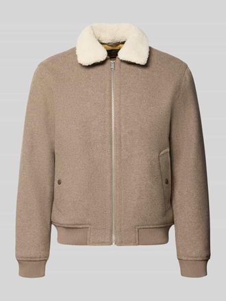 Premium by Jack & Jones Regular Fit Jacke mit Umlegekragen und Rei&szlig;verschluss