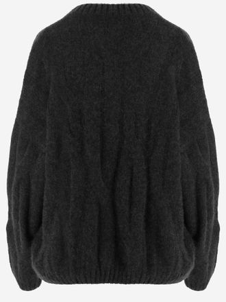 Allude Womens Sweater Cashmere And Silk Black