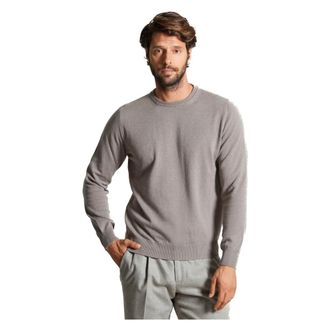 Colombo Luxuri&ouml;ser Dove Grey Kaschmirpullover - - Knitwear - Herren - Grau - XS
