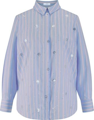 Riani Femme, Blouses et Chemises, Bleu, Taille: 42 FR Blouse