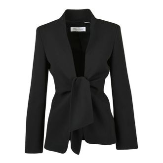 Max Mara Femme, Vestes, Noir, Taille: 40 FR Ghiotto Giacca Sfiancata