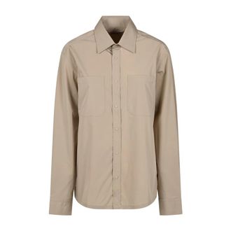 Herno Plain Shirt - - Shirts - Herren - Beige - XL