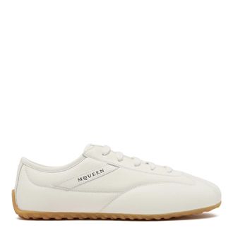 Alexander McQueen Wei&szlig;e Leder Low-Top-Sneaker - - Shoes - Herren - Wei&szlig; - 40 EU