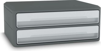 CEP Moovup Modul 2 SchubladenSturm (Dunkel)-Grau/Hellgrau