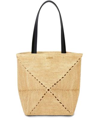 Loewe sac porté épaule Puzzle médium - Tons neutres