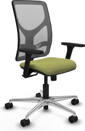 Piqueras y Crespo Verwaltungsstuhl mit 3D-Armlehnen, h&ouml;henverstellbare Lendenwirbelst&uuml;tze, ausgestattet mit 3 Positionen und Schneidschaum. Mit Rollen von 65 mm Nylon, 