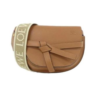 Loewe unisex, Pre-owned, Brun, Taille: ONE Size Pre-owned Gate Dual Calf Shoulder Bag