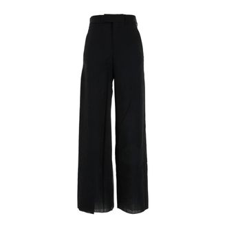 Maison Margiela Femme, Pantalons, Noir, Taille: 34 FR Pantalon Styl&eacute; pour un Look Tendance