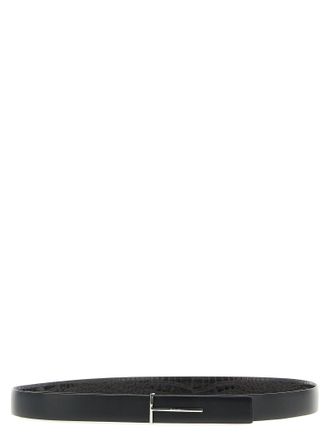 Tom Ford Slim T Belt - Black