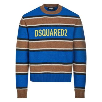 Dsquared2 Gestreifter Strickpullover - - Knitwear - Herren - Mehrfarbig - M