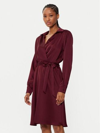 Rinascimento Rinascimento Hemdkleid CFC0121838003 Dunkelrot Regular Fit