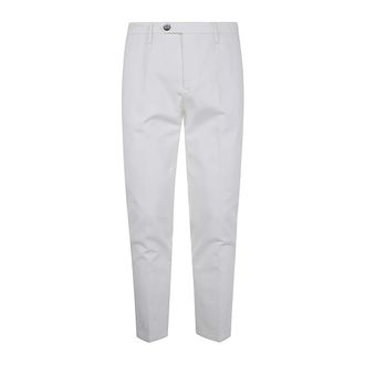 Michael Coal Amerikanische Motorradhose - - Trousers - Herren - Wei&szlig; - W37